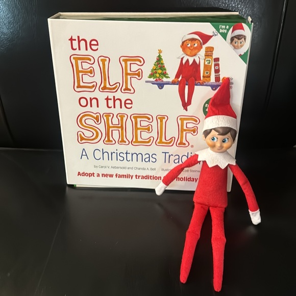ELF | Toys | Elf On The Shelf Book With Doll Boxed Set Brown Hair Blue ...